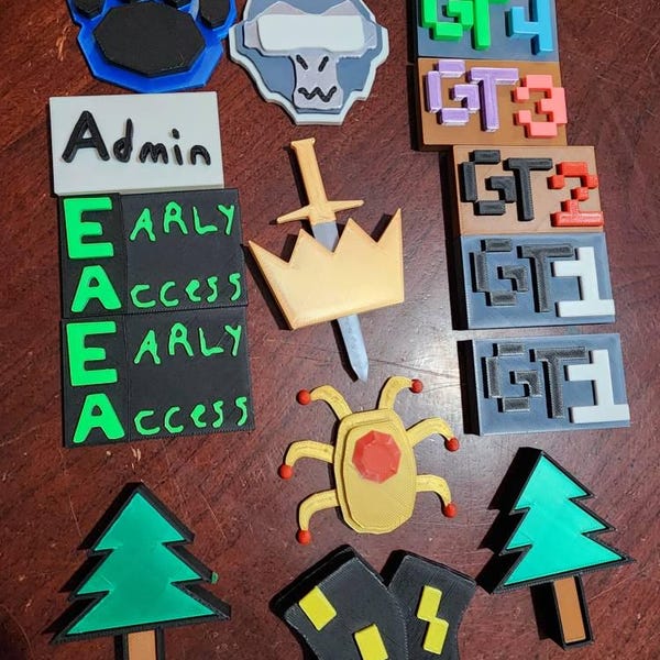 Gorilla Tag Badges - Etsy