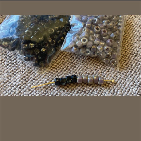 6/0 Opaque Rainbow Mix Czech Glass Seed Bead Strand (CW177) - Etsy