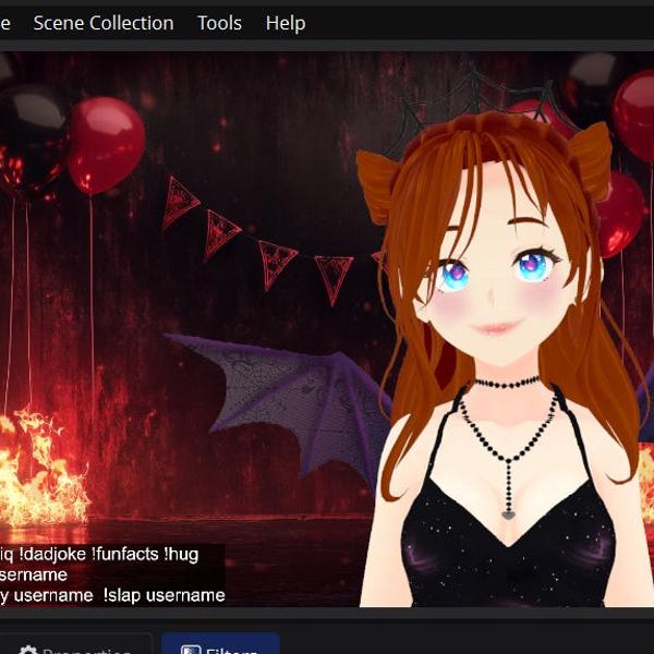 Animated Background, Glowing Birthday Vtuber Background, Vtuber Assets ...