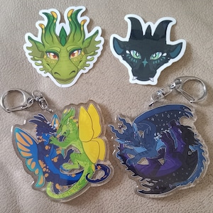 The Lost Continent Wings of Fire WOF Acrylic Charm - Etsy