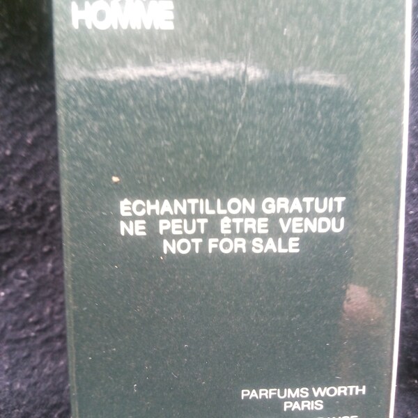 Worth Worth Pour Homme Eau De Toilette Edt 7ml 0,23 Fl. Oz. Miniature ...