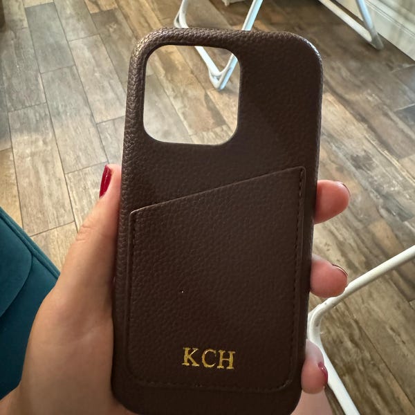 Personalized iPhone Case for iPhone 16 Pro 15 Pro Max 14 13, Monogram ...