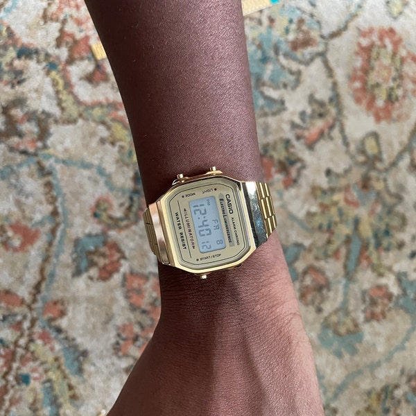 CASIO Gold A168WG Original Digital Illuminator Watch - Casio Alarm ...