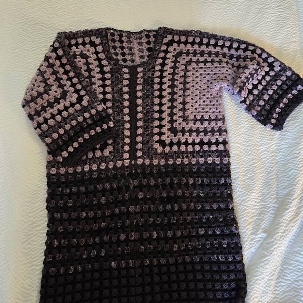 Crochet Pattern / Crochet Gradient Cardigan / Made From Remixed Yarn ...