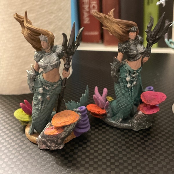Mermaid Warrior Princess - Wargaming Miniatures Rocket Pig Games D&D ...