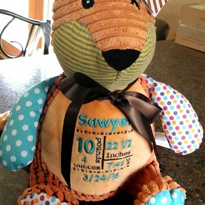 Baby Cubbies Personalized Stuffed BLUE Bear adorable baby | Etsy