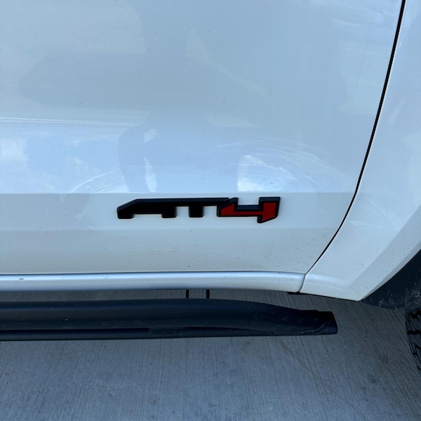 Matte Black AT4X Overlay Emblems Fit 2023-2026 GMC Canyon AT4X - Etsy