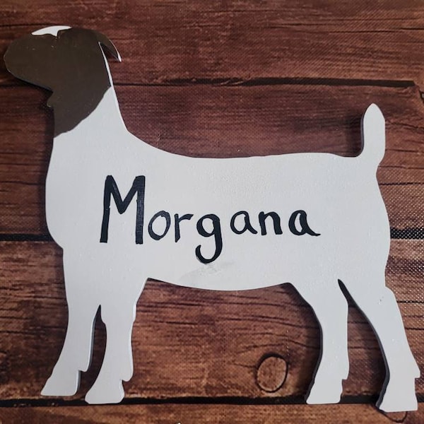 Show Goat Bracing Unfinished Wood Cutout Shape - Laser Cut DIY Craft ...