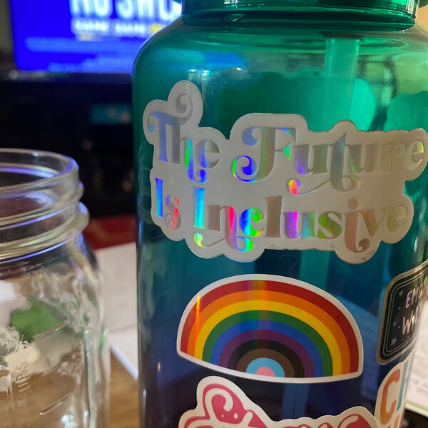 The Future is Inclusive Sticker, Diversity Stickers, Feminist Stickers ...