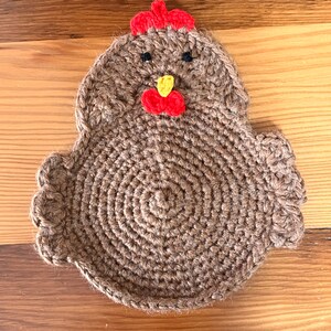 Crochet Pattern for the Swanky Chicken Trivet Potholder PDF Instant ...