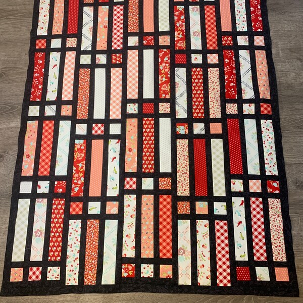 Gateway to Paradise Quilt Pattern: Jelly Roll Throw Quilt (PDF INSTANT ...