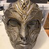 Dark Elf Full Face Mask - 3D Printed Décor, Costume, Cosplay, Unpainted ...