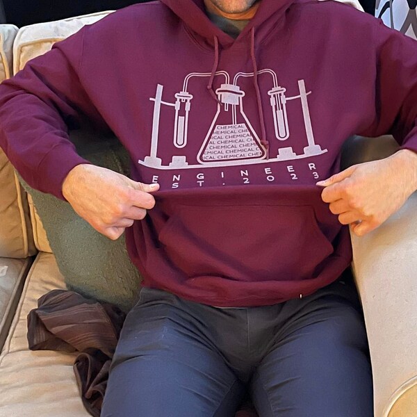 Est. 2025 Electrical Engineer Hoodie, Unisex, Class of 2025 ...