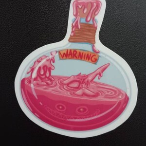 Slime Monster Girl Mimic Video Game Vinyl Sticker - Etsy