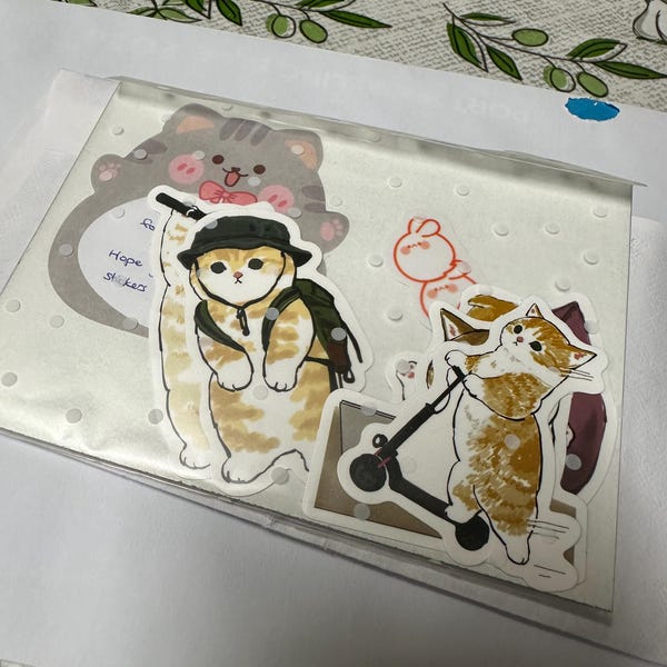 Cute Mofusand Stickers, Cat Stickers, Kitty, Cosplay Cat, Animal ...