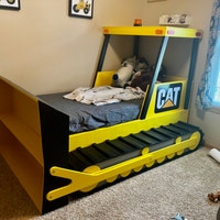 Twin Size Front End Loader Bed PLANS (plans Only), Create a ...