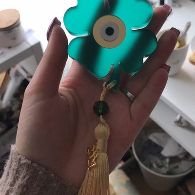 Evil Eye Home Decor Four Leaf Clover Plexiglas Evil Eye - Etsy