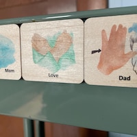 Personalized Wooden Daily Routine Chart, Visual Schedule, Kids Chore ...