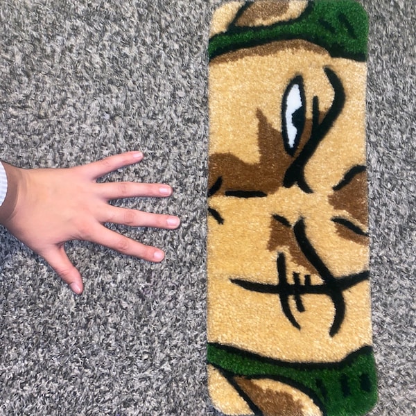 Anime Keyboard Tufted Rug / Handmade Fluffy Keyboard Rug - Etsy