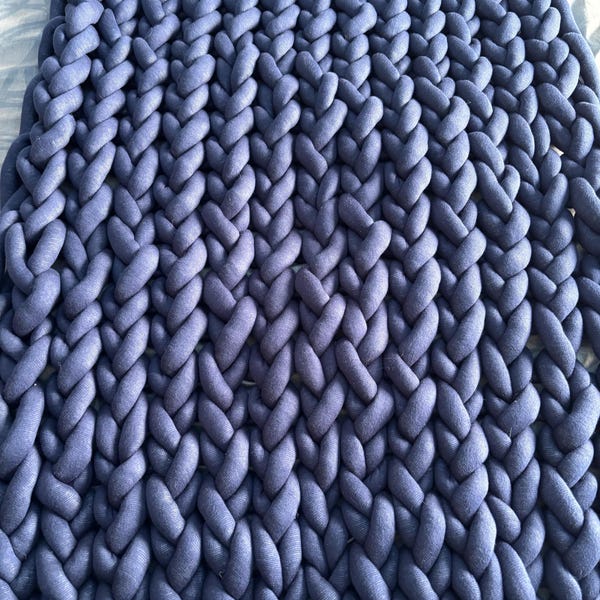 Pattern / Tutorial. Ohhio Arm Knitted Blanket. Six Sizes. Illustrated ...