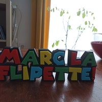 Custom Mario Style Name Plate, Personalised Desk Sign, Boy Gift, Gift ...