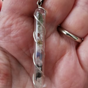 Synergy 12 Stones Crystal Power Pendant Moldavite Natrolite Satyaloka ...