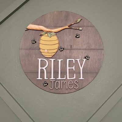 Mario Yoshi Custom Name Sign Circle Sign Nursery Decor - Etsy