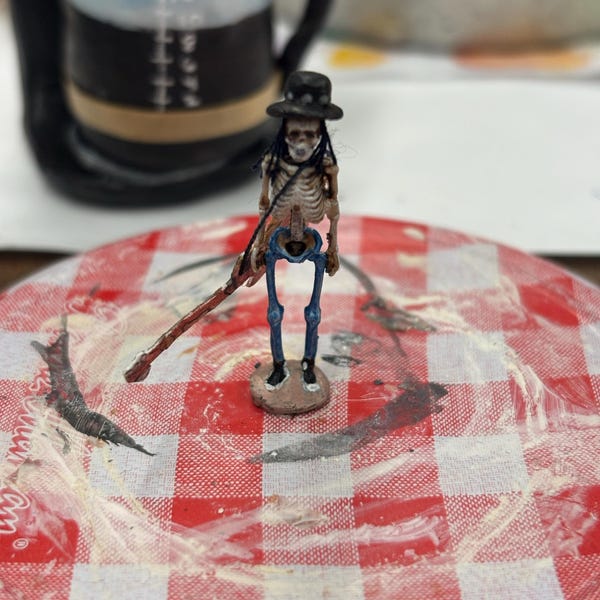 Human Skeleton - 1:48 Scale Miniature for Horror Diorama, Dollhouse ...