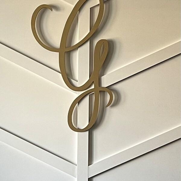 Wood Monogram Letter - Custom Monogram Sign - Choose Your Font ...