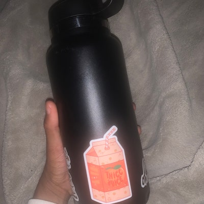 Thicc Juice Matte Vinyl Sticker Thicc Meme Sticker Peach Sticker, Fruit ...