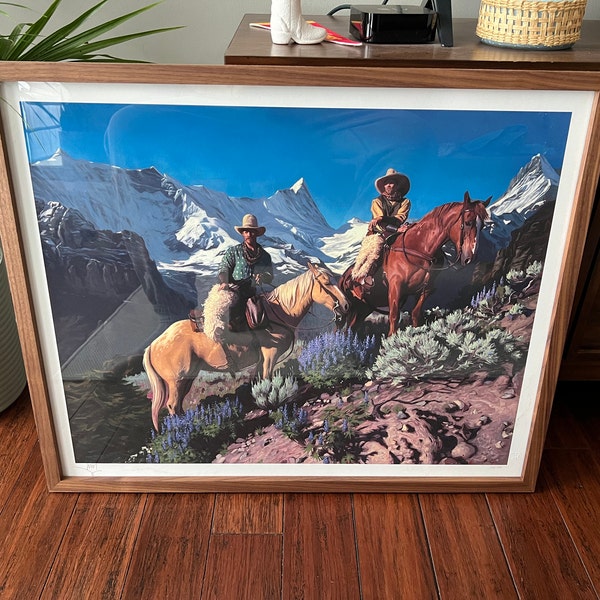 Solid Hardwood Bifold Picture Frame in Walnut Maple | Hinged Frame ...