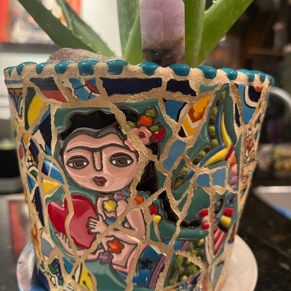 5x7 Talavera Mosaic Tile Picture Frame, Wall Art - Etsy