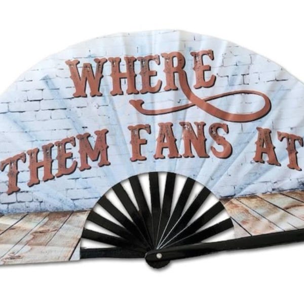 Western Loud Clacking Fans for Line Dancing - Where Them Fans at ...