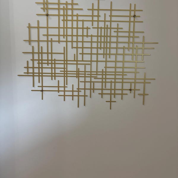 Metal Wall Coat Rack, Abstract Metal Wall Decor,entryway Metal ...