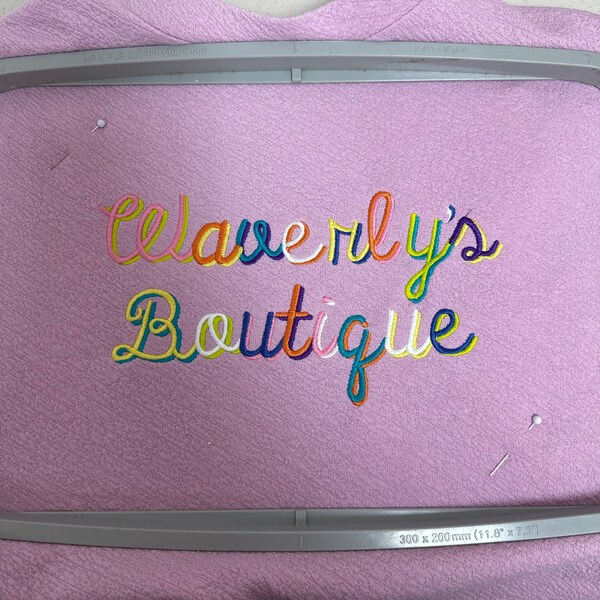 The Spirit Font Layered, Shadow Satin Stitch Cursive Font for Machine ...