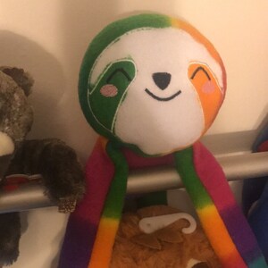 Heart Sloth Plush Toy - Etsy