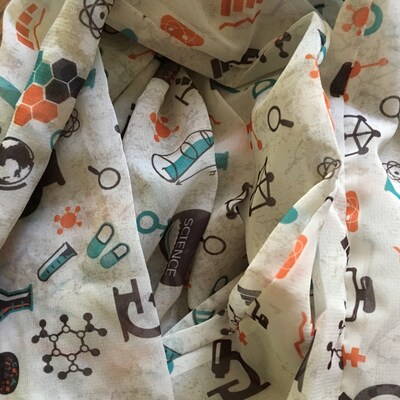 Science Scarf Dna Gifts Infinity Scarf Chemistry Scarf Science - Etsy