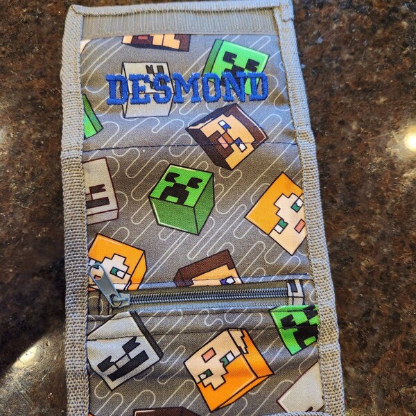 Personalized Girls Wallet, Girls First Wallet, Girls Wallet With Coin ...