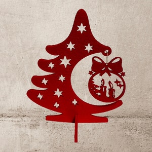 Christmas Tree Template Pattern for Laser | Cnc Vector Standing ...