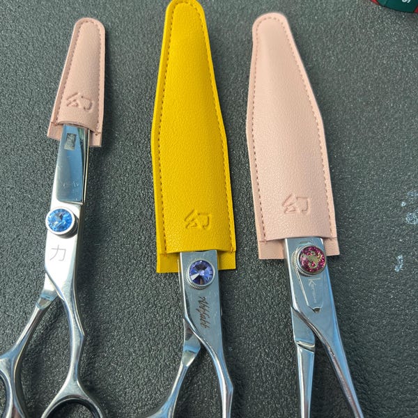 Barber Gift Hair Scissors Case Hairstylist Genuine Leather Sheath ...
