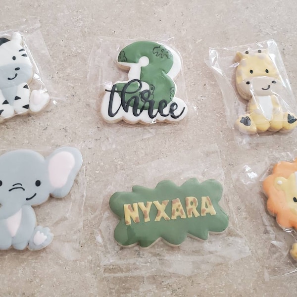 Jungle Theme- Wild & 3 Cookies - Etsy