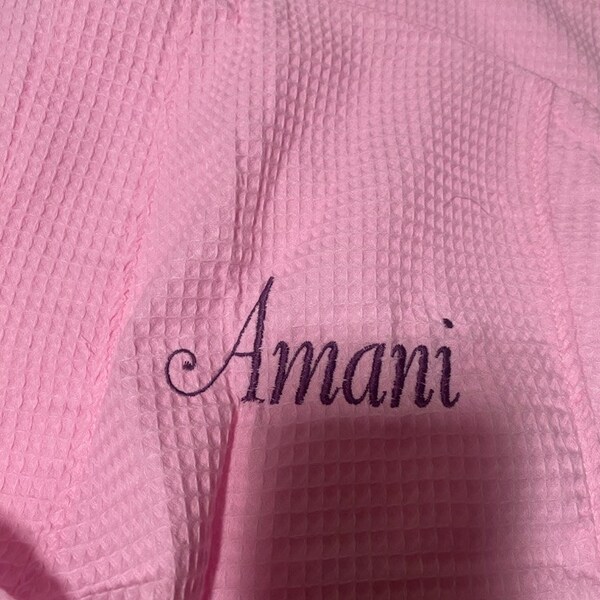 Personalized Women's Waffle Robe, Custom Holiday Gift for Her ...