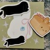 Lop Bunny Sploot Sticker, Waterproof Vinyl Sticker, Perfect for Water ...