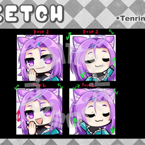 Wuthering Waves | Yinlin Head Pat Animated Emote | Twitch/discord ...