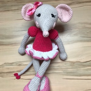 PATTERN Ballerina-mouse Crochet Pattern, Amigurumi Pattern, Crochet ...