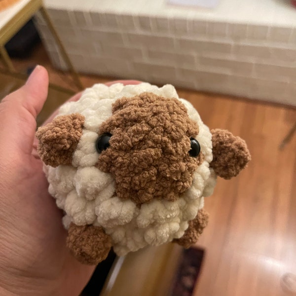 Crochet Sheep Puff Plushie PATTERN - Etsy