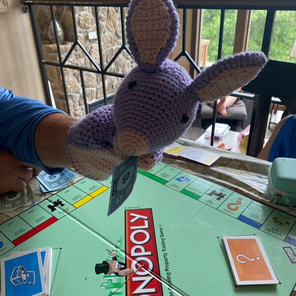 1 Crocheted Bob Bilby (bluey) Puppet (adult Size), Gift, Toy. - Etsy