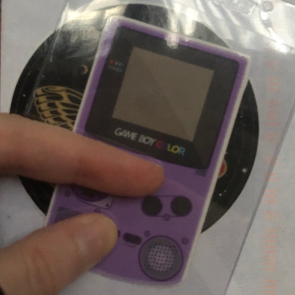 Purple Gameboy Sticker - Translucent Sticker - Retro Kids - Nintendo ...