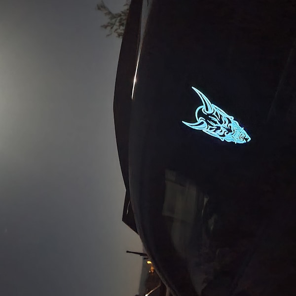 Heart NRG Panel | Light-up Decal | Cute Car Accessories | Cute Vinyl ...