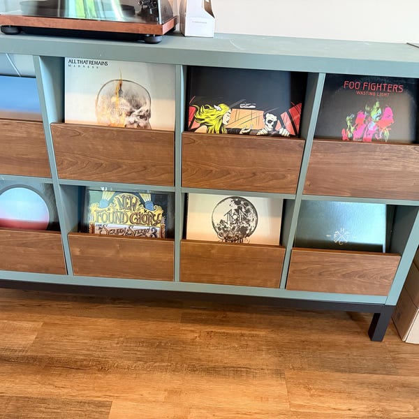 IKEA Kallax Vinyl Record Storage Drawer Insert, LP Cabinet - Etsy